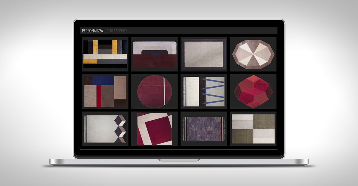 Besana Moquette: website and carpet configurator | Nerobold