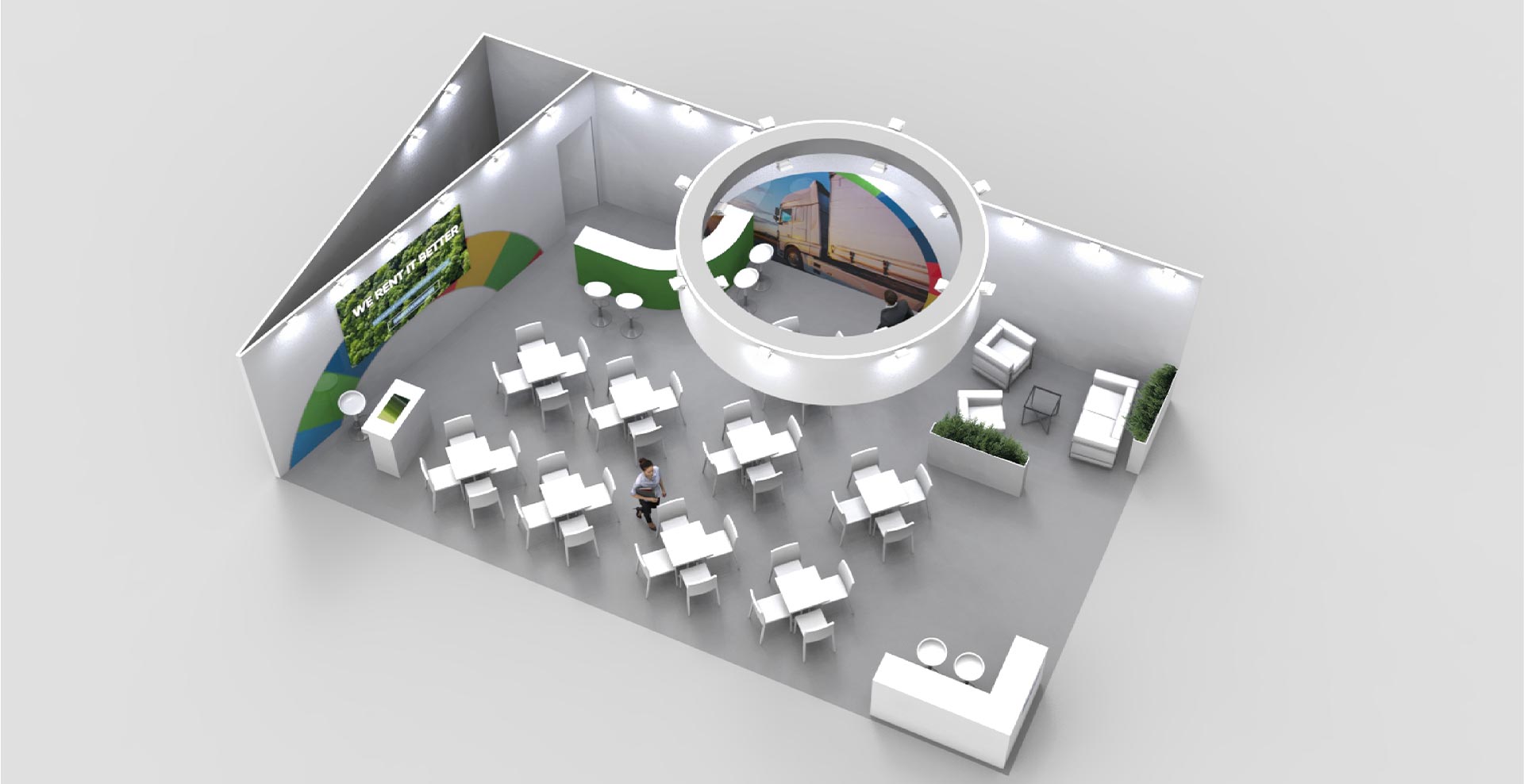Designing trade fair booths - NeroBold Srl
